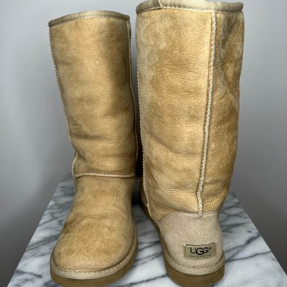 UGG | Shoes | Ugg Classic Tall Sand Boots | Poshmark